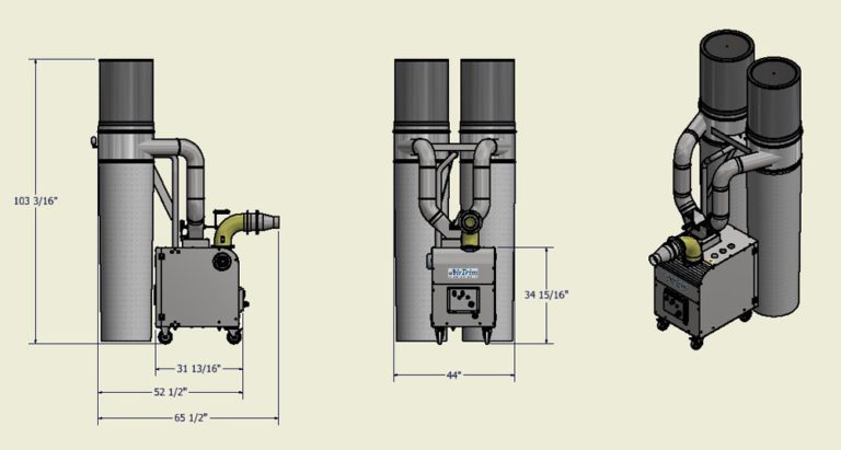 Portable AirFlex Systems – AirTrim – Pneumatic Conveying Systems